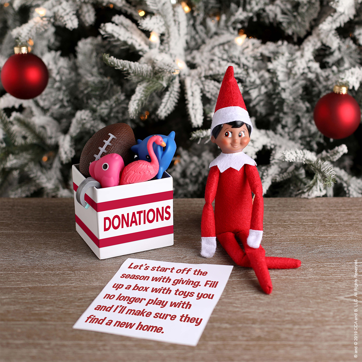 A Season For Giving The Elf On The Shelf