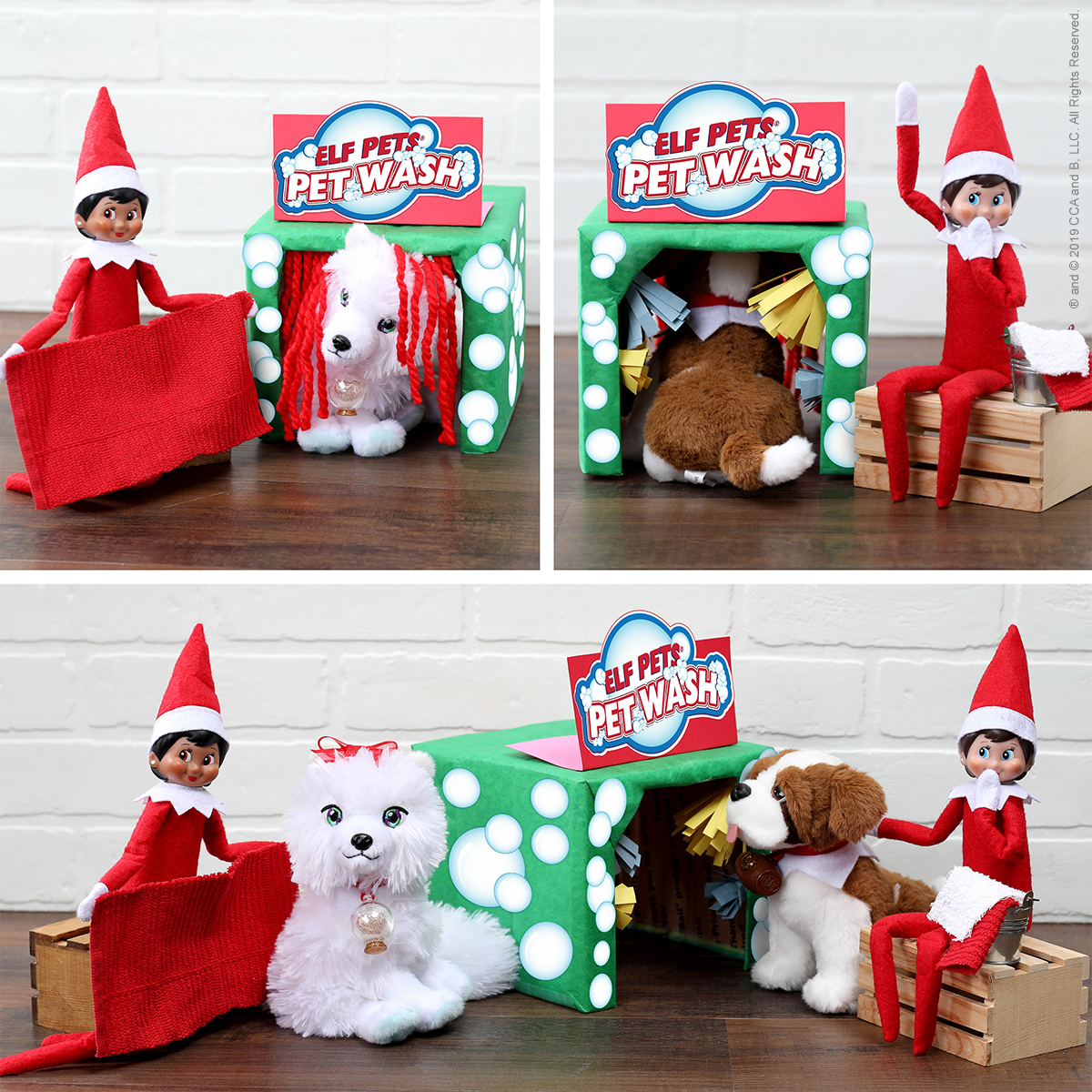 Working At The Pet Wash The Elf On The Shelf