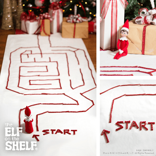 Licorice Labyrinth | The Elf on the Shelf