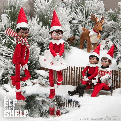 Scout Elves on Ice | The Elf on the Shelf