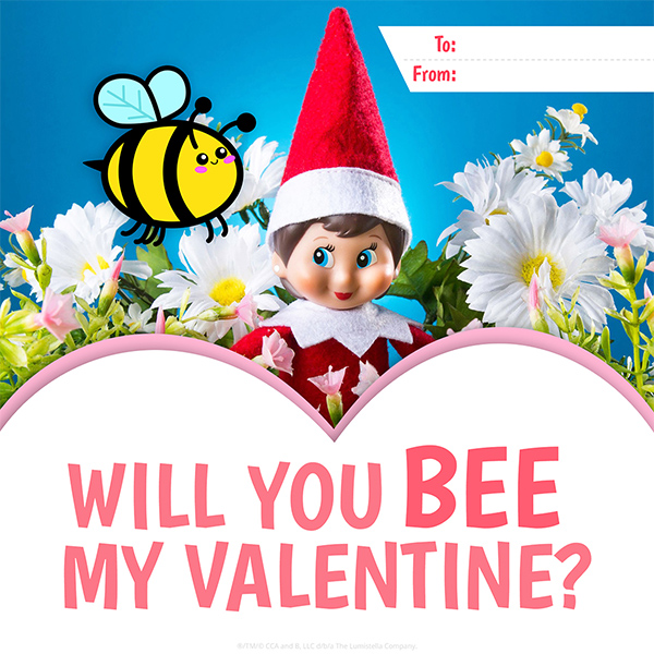Download Free Elftastic Valentine’s Day Cards | The Elf on the Shelf