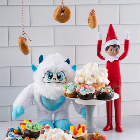 Easy Elf Ideas for Scout Elves and Donut-Loving Yetis | The Elf on the ...