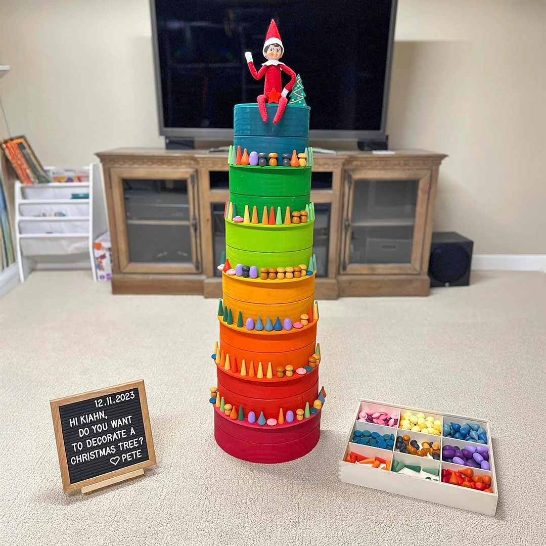 Rainbow Tree | The Elf on the Shelf