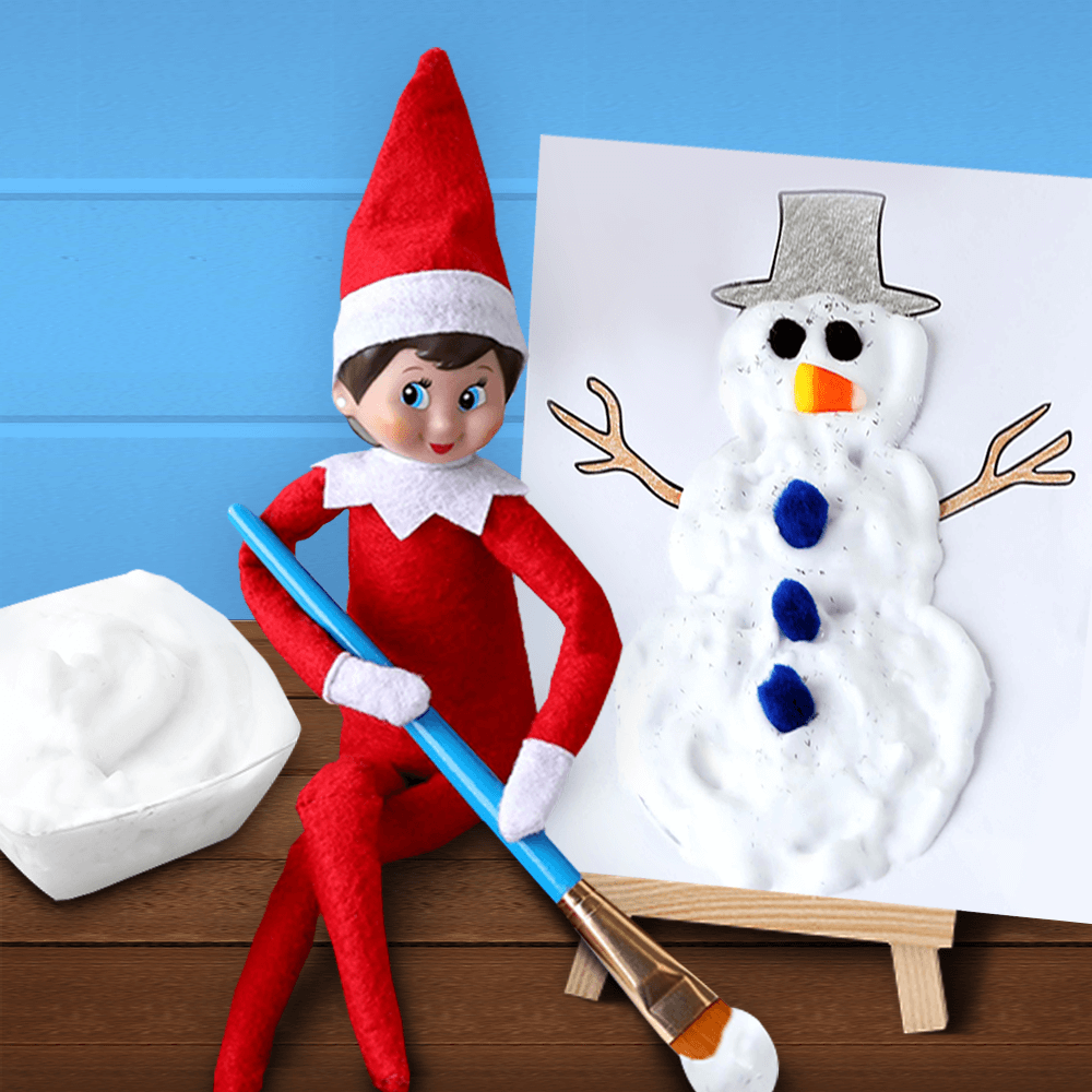 Winter Craft Alert: How to Make Snow Paint | The Elf on the Shelf
