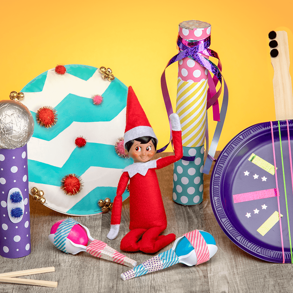 6 Easy-to-Create Homemade Musical Instruments | The Elf on the Shelf